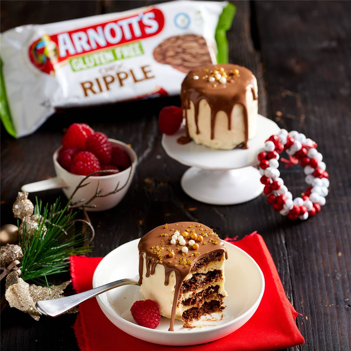 Arnott's Gluten Free Choc Ripple Plain Biscuits 150g | Woolworths
