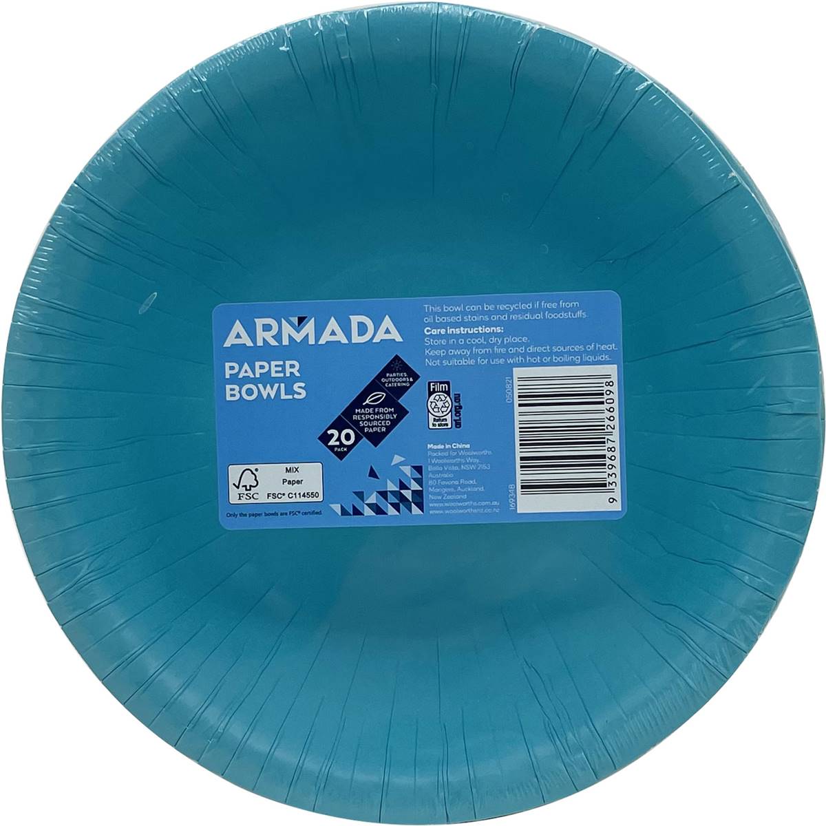 Armada Paper Bowls Assorted 20 Pack | Woolworths