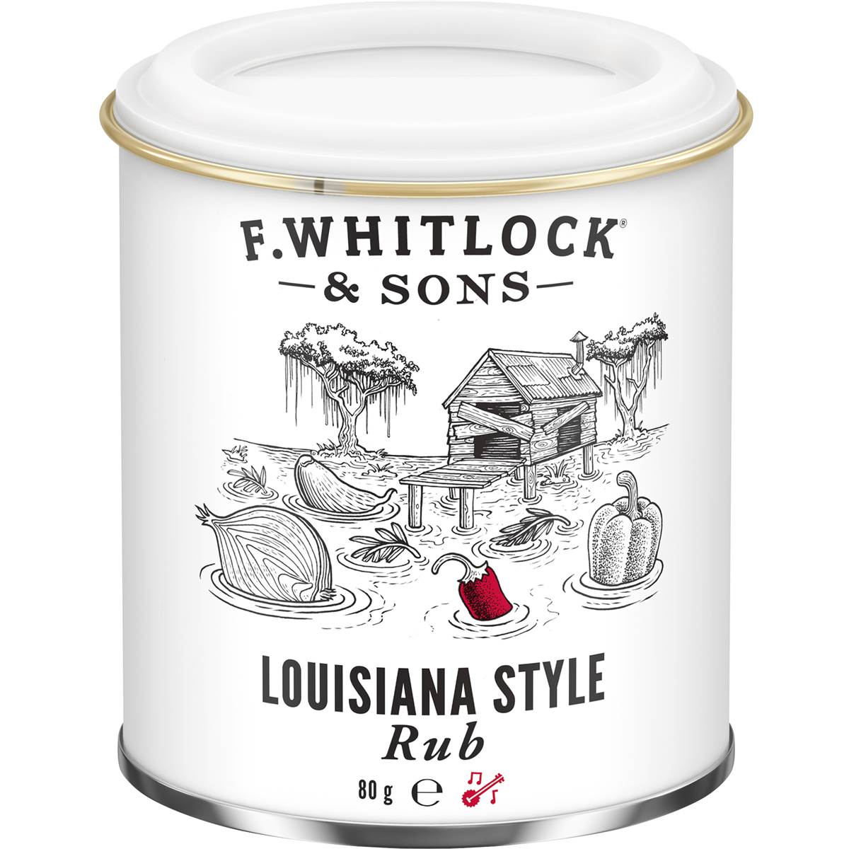 F. Whitlock & Sons Louisiana Style Rub Seasonings Marinade Herbs ...