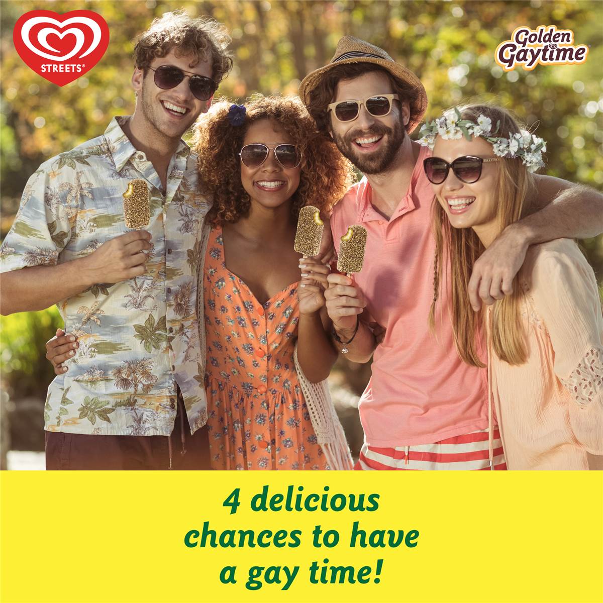 Golden Gaytime Streets Ice Cream Original Original 100ml X 4 Pack ...