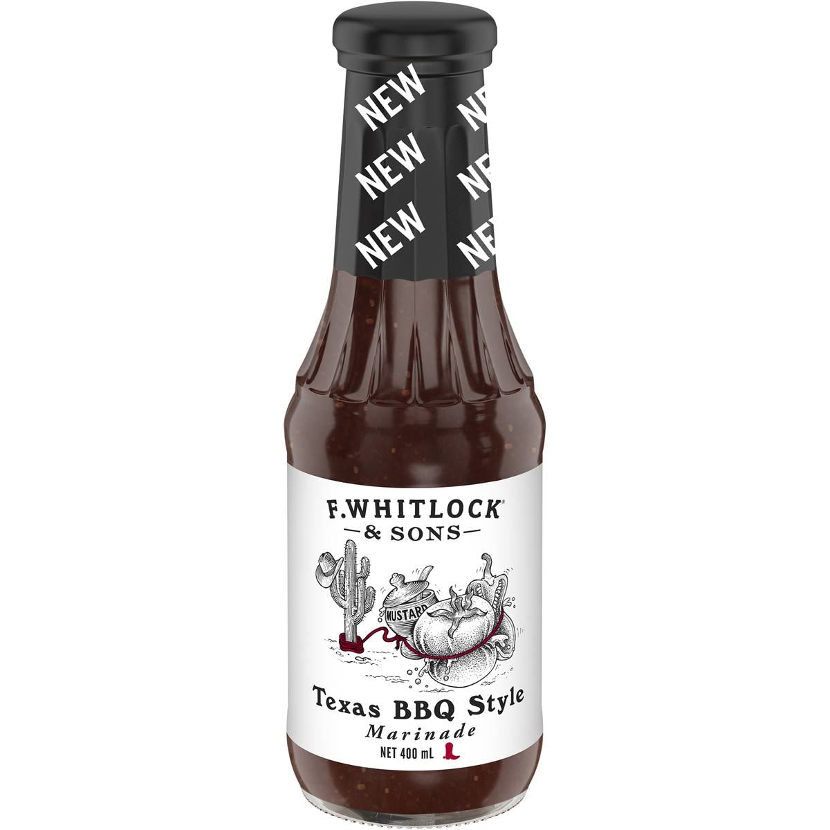 F. Whitlock & Sons Texas Bbq Style Marinade 400ml | Woolworths