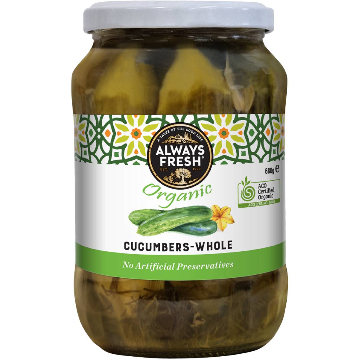 Always Fresh Organic Cucumbers Whole 680g | Woolworths
