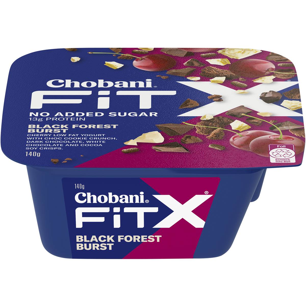 Chobani Fit X High Protein Black Forest 140g | Woolworths