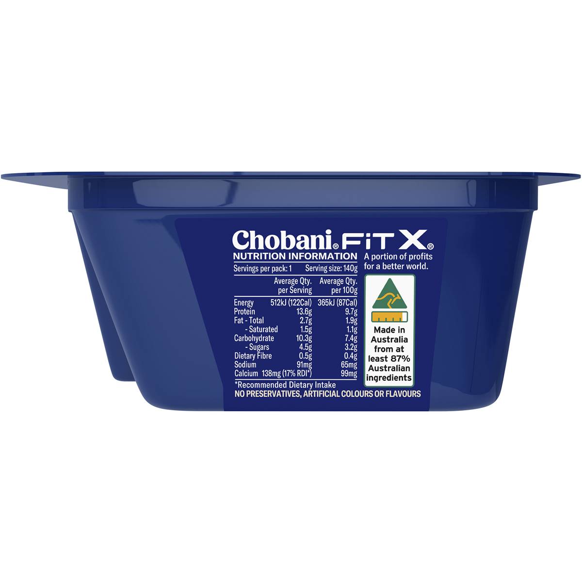 Chobani Fit X High Protein Black Forest 140g | Woolworths