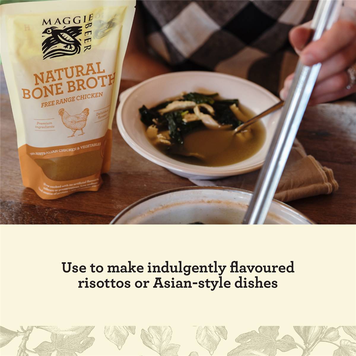 Maggie Beer Natural Beef Bone Broth 500ml | Woolworths