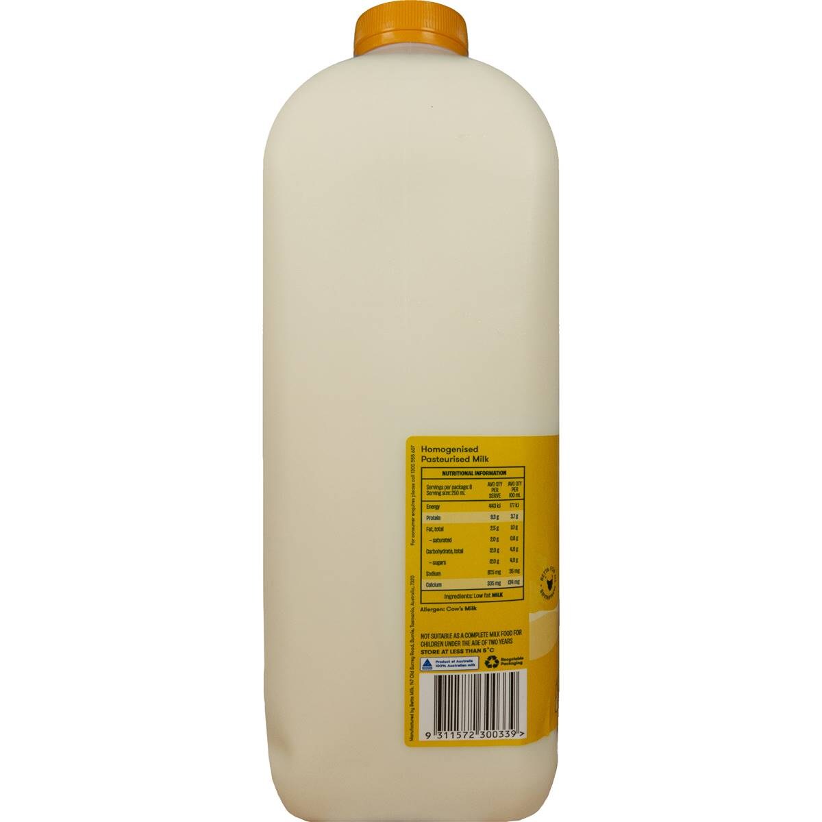 Betta Light Milk 2l | Woolworths
