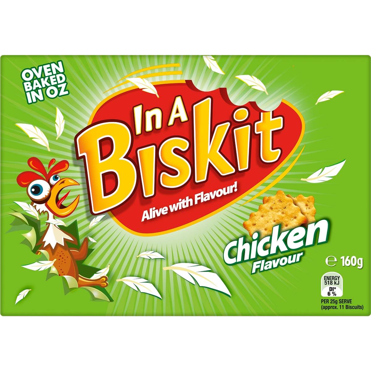 In A Biskit Chicken Crackers 160g | Woolworths