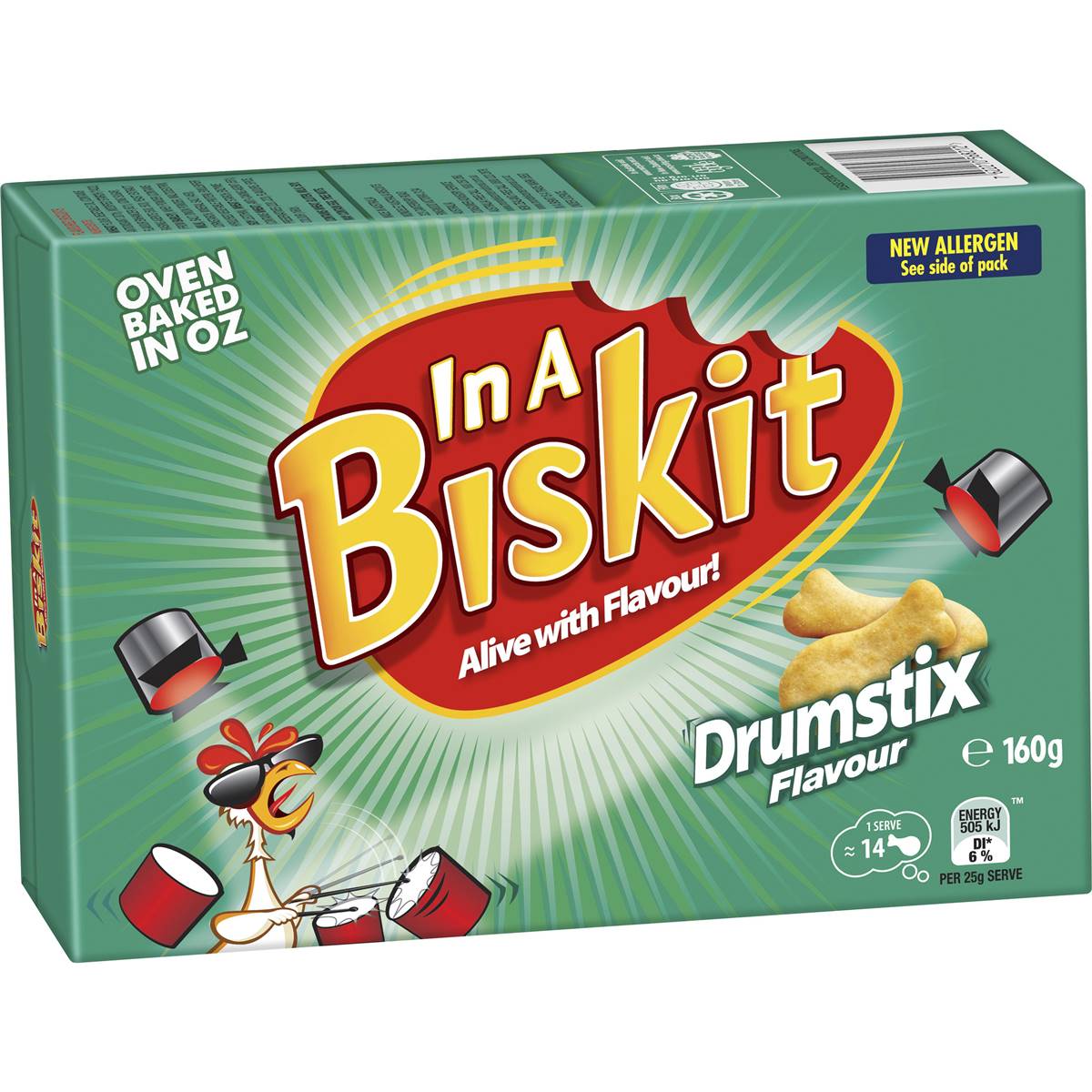 In A Biskit Drumstix Crackers 160g | Woolworths