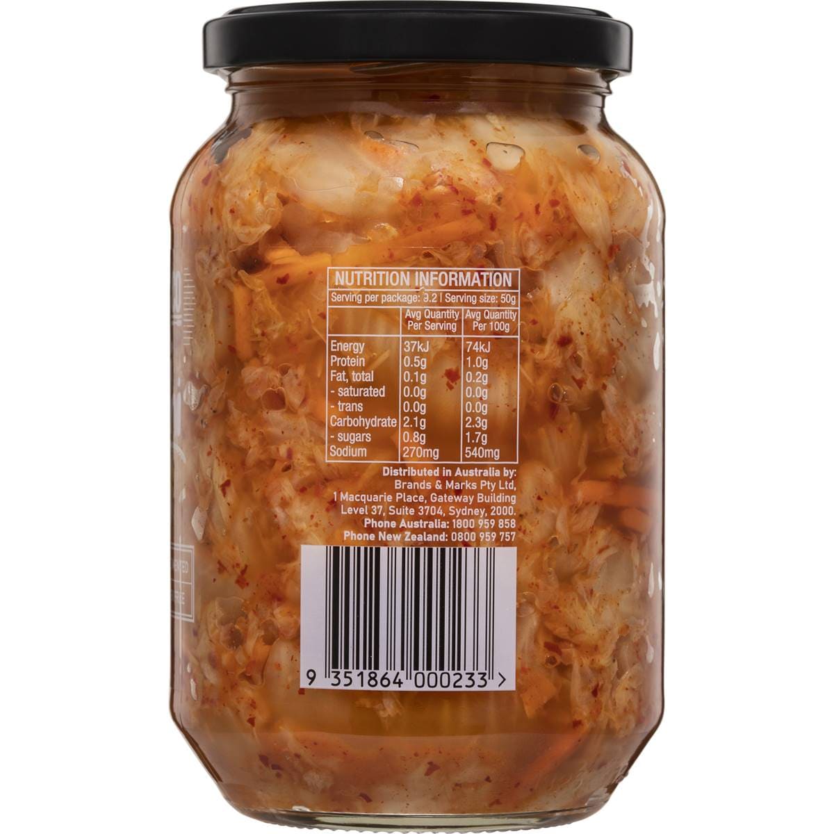 Bryne Co Kimchi 460g | Woolworths
