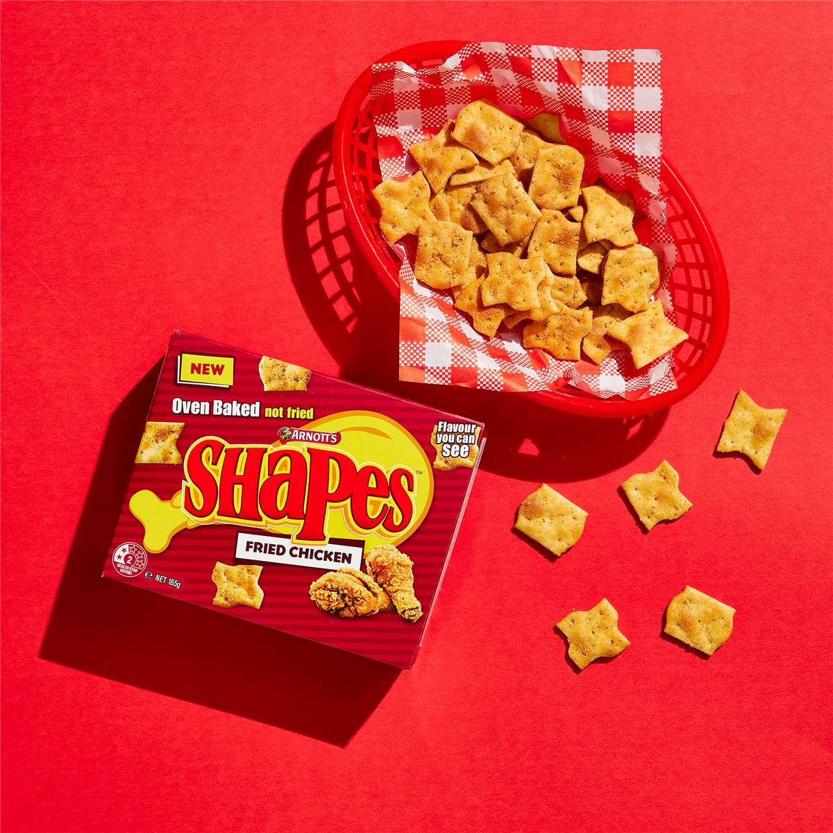 Arnott's Shapes Fried Chicken 165g | Woolworths