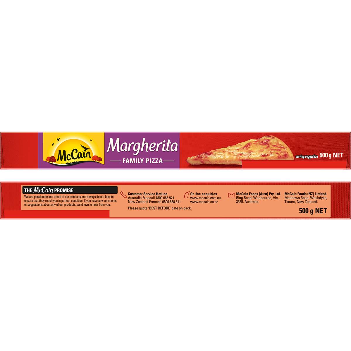 Mccain Pizza Margherita 500g | Woolworths