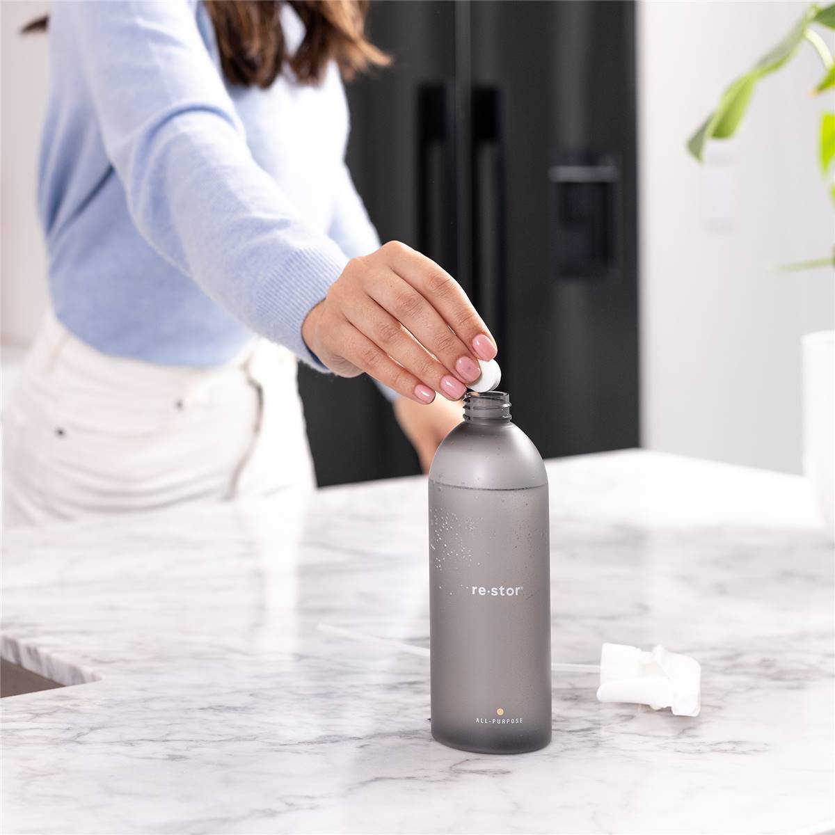 Restor Concentrated Cleaning Tablet & Refill Bottle All Purpose Each ...