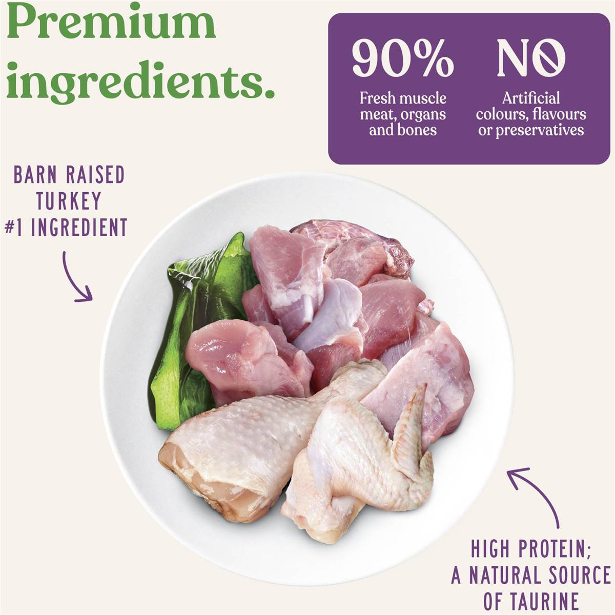 Open Paddock Frozen Cat Food Mince Turkey 90gx 4 Pack | Woolworths