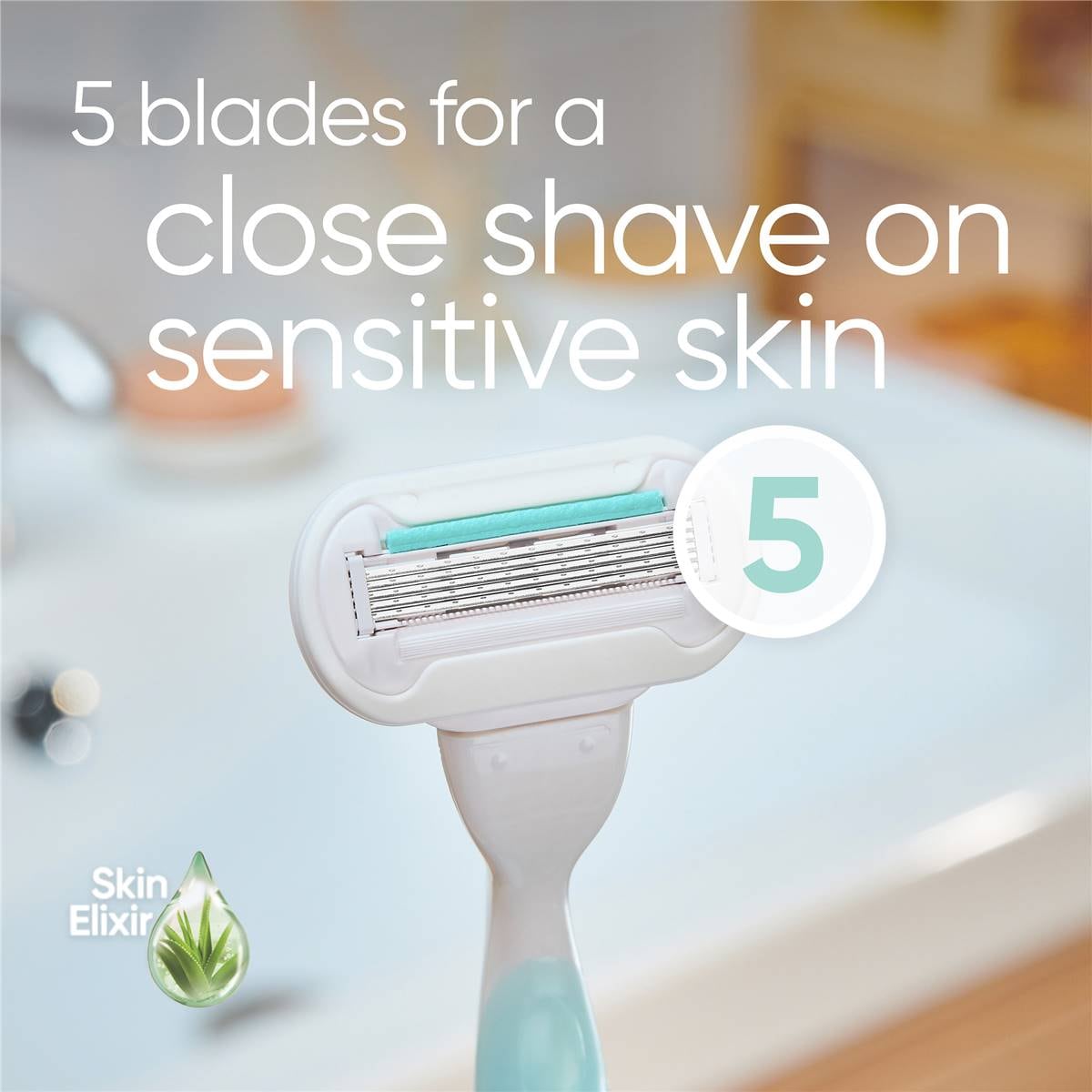 Venus Deluxe Smooth Sensitive Razor With 2 Razor Blades Each | Woolworths