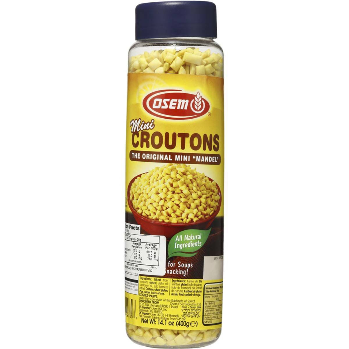 Osem Snacks Croutons Mini 400g | Woolworths