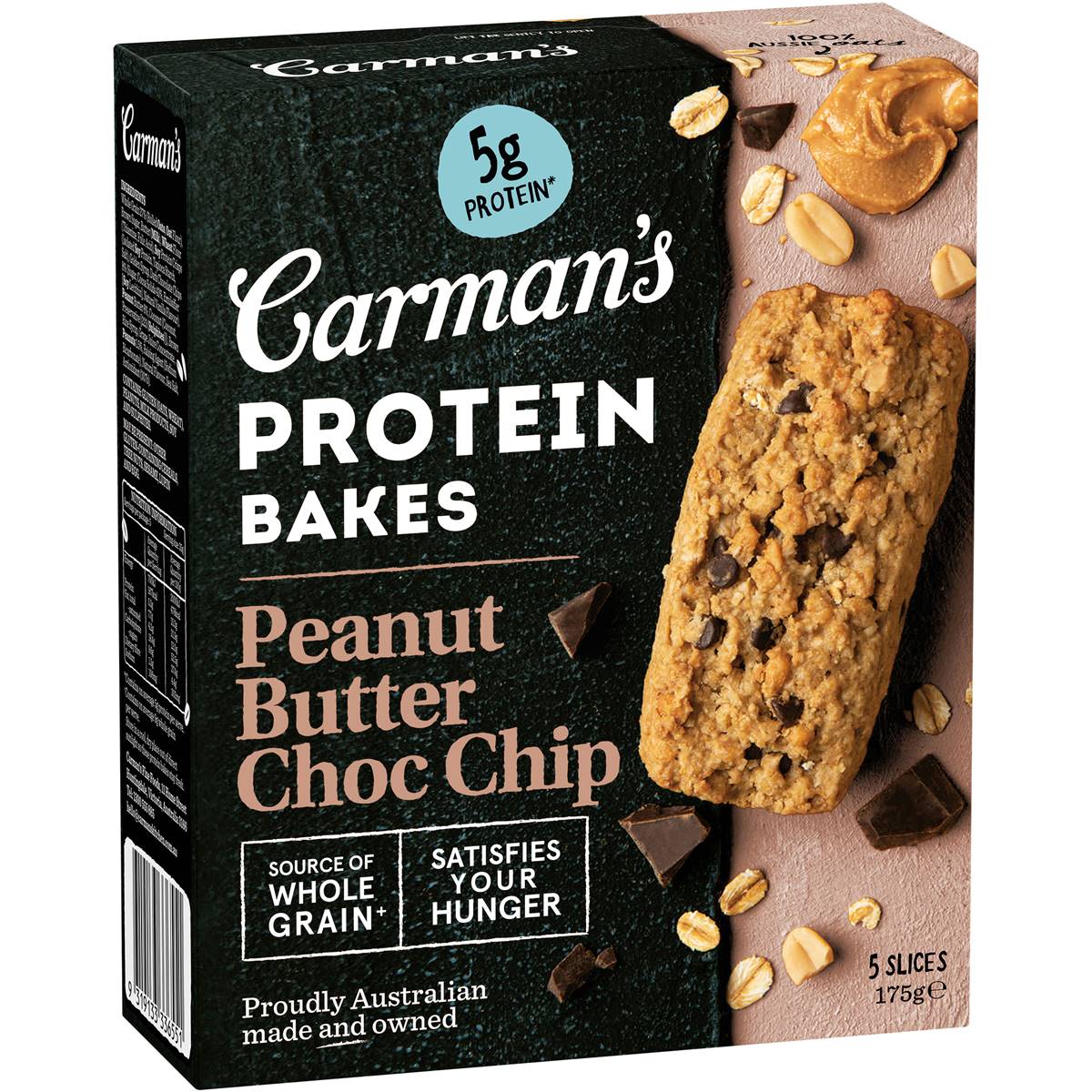 Carman's Protein Bakes Peanut Butter Choc Chip 5 Pack | Woolworths