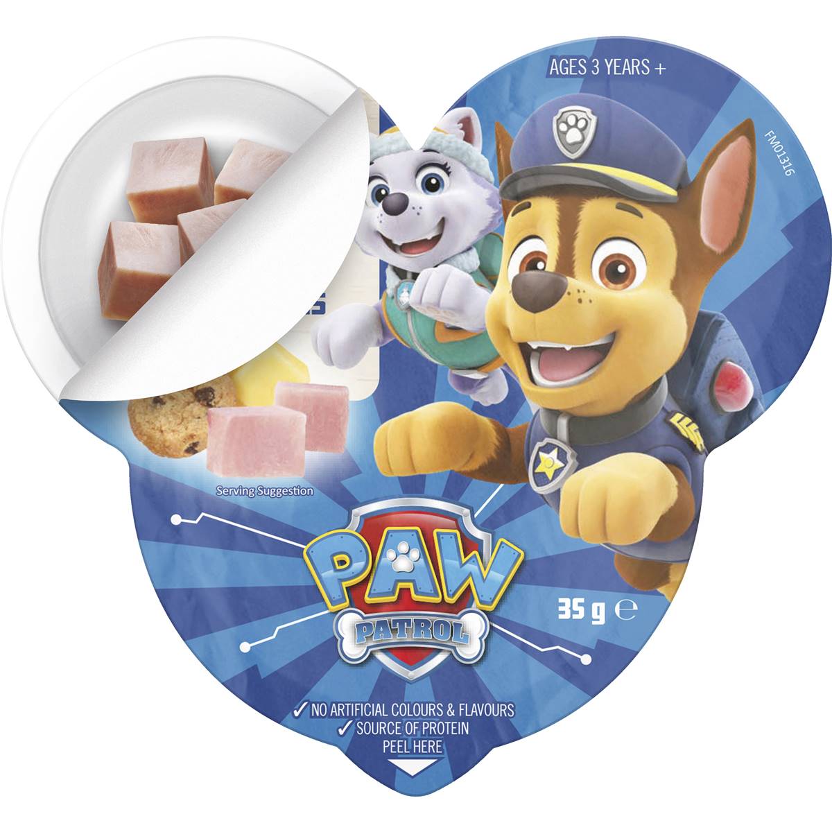 Primo Mini Mix Ups Paw Patrol Ham Cheese & Choc Chip Cookies 35g ...
