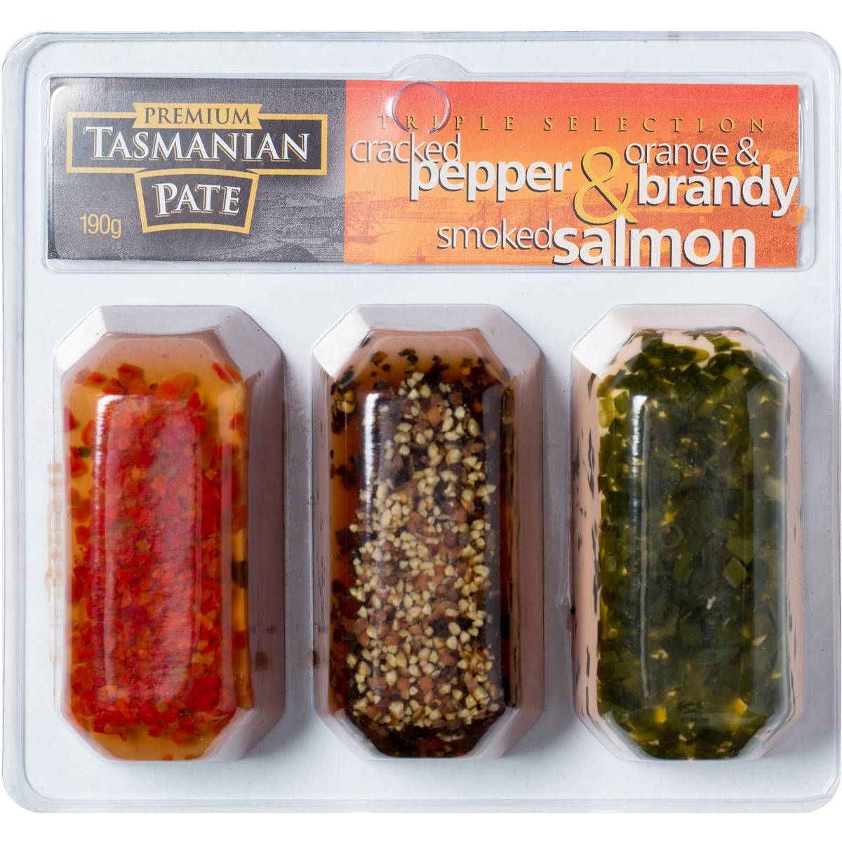 Tasmanian Pate Smoked Salmon & Orange Brandy Pate 190g | Woolworths