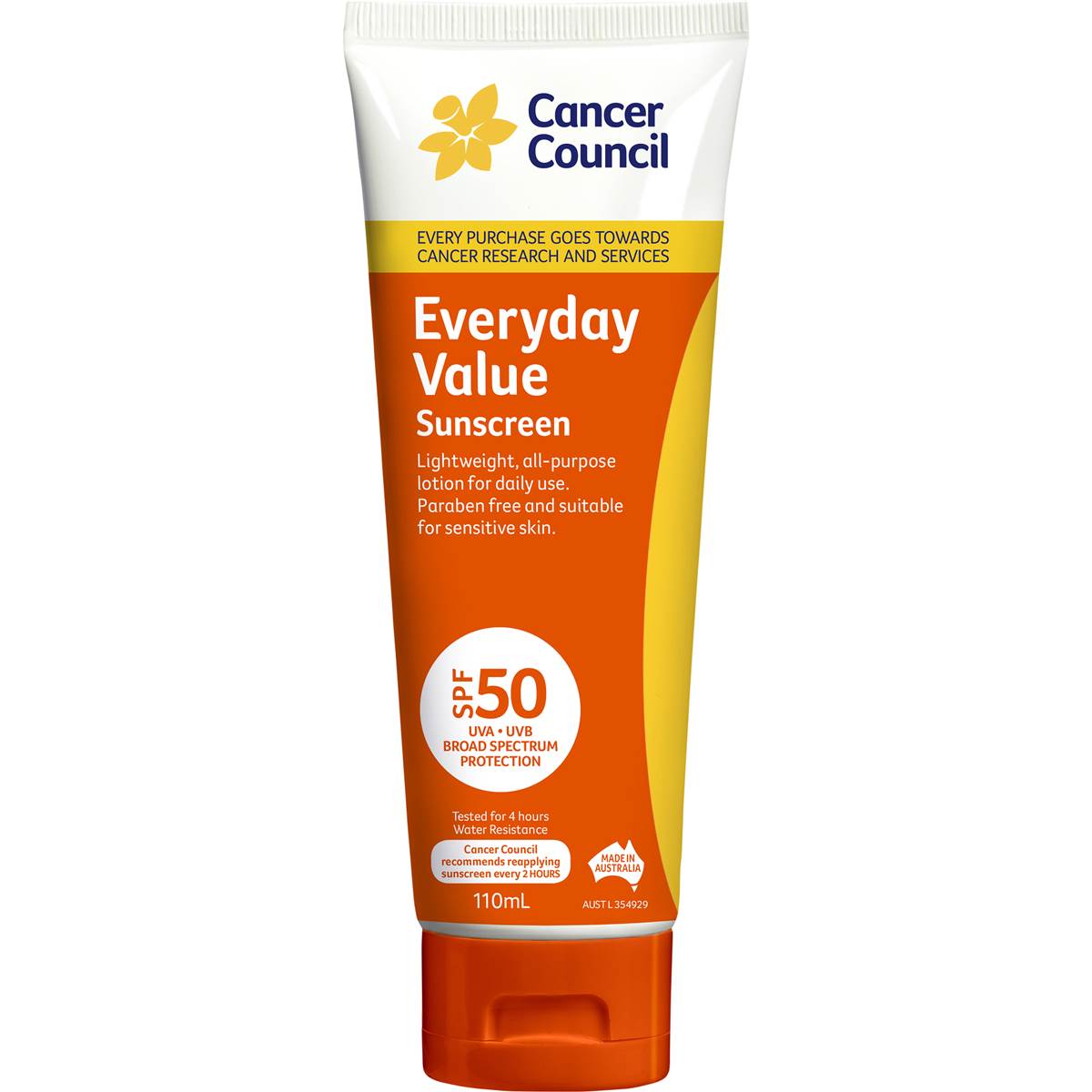 Cancer Council Everyday Value Sunscreen Spf50 110ml Woolworths Cancer Council Everyday Value Sunscreen Spf50 110ml Woolworths