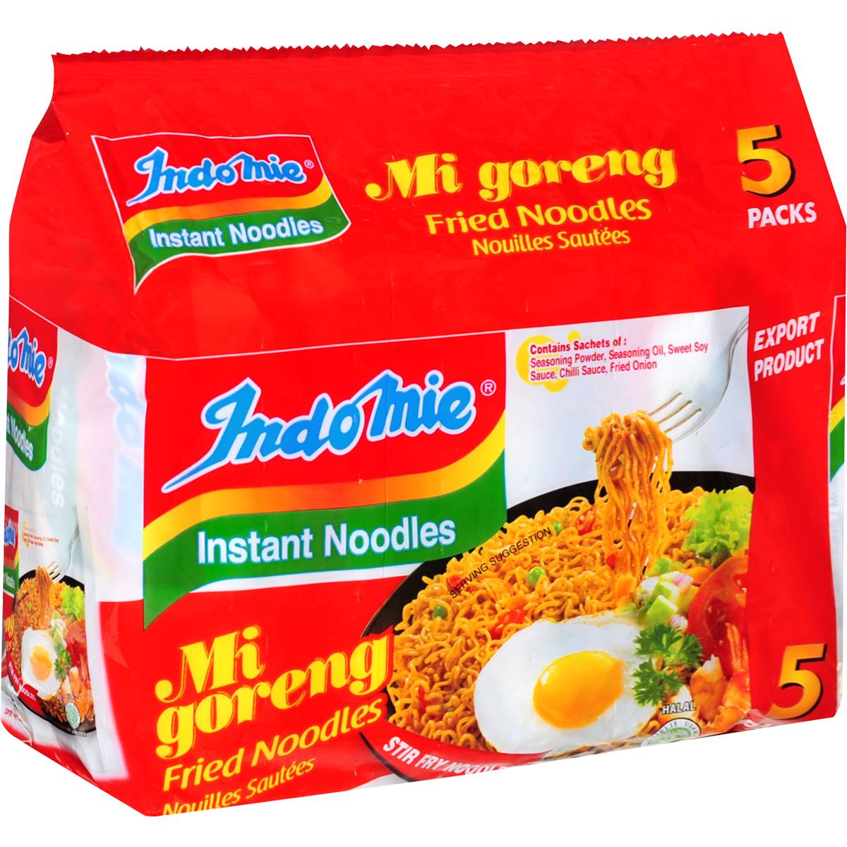 Indomie Mi Goreng Instant Noodles 5 Pack 425g Woolworths