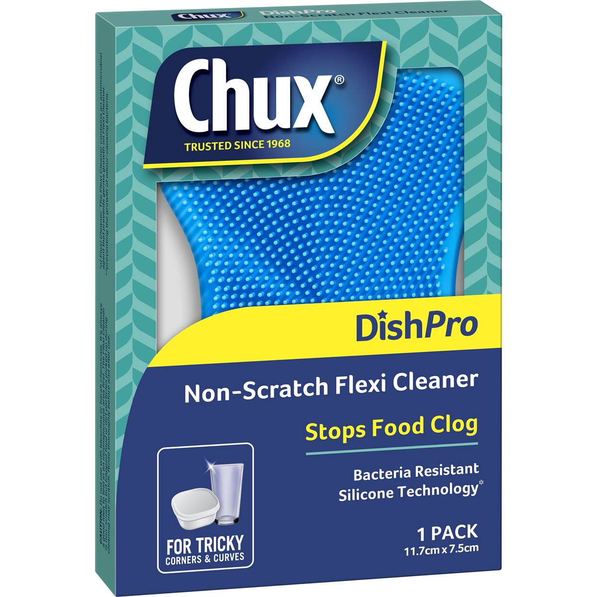 Chux Dish Pro Non Scratch Flexi Cleaner Each | Woolworths