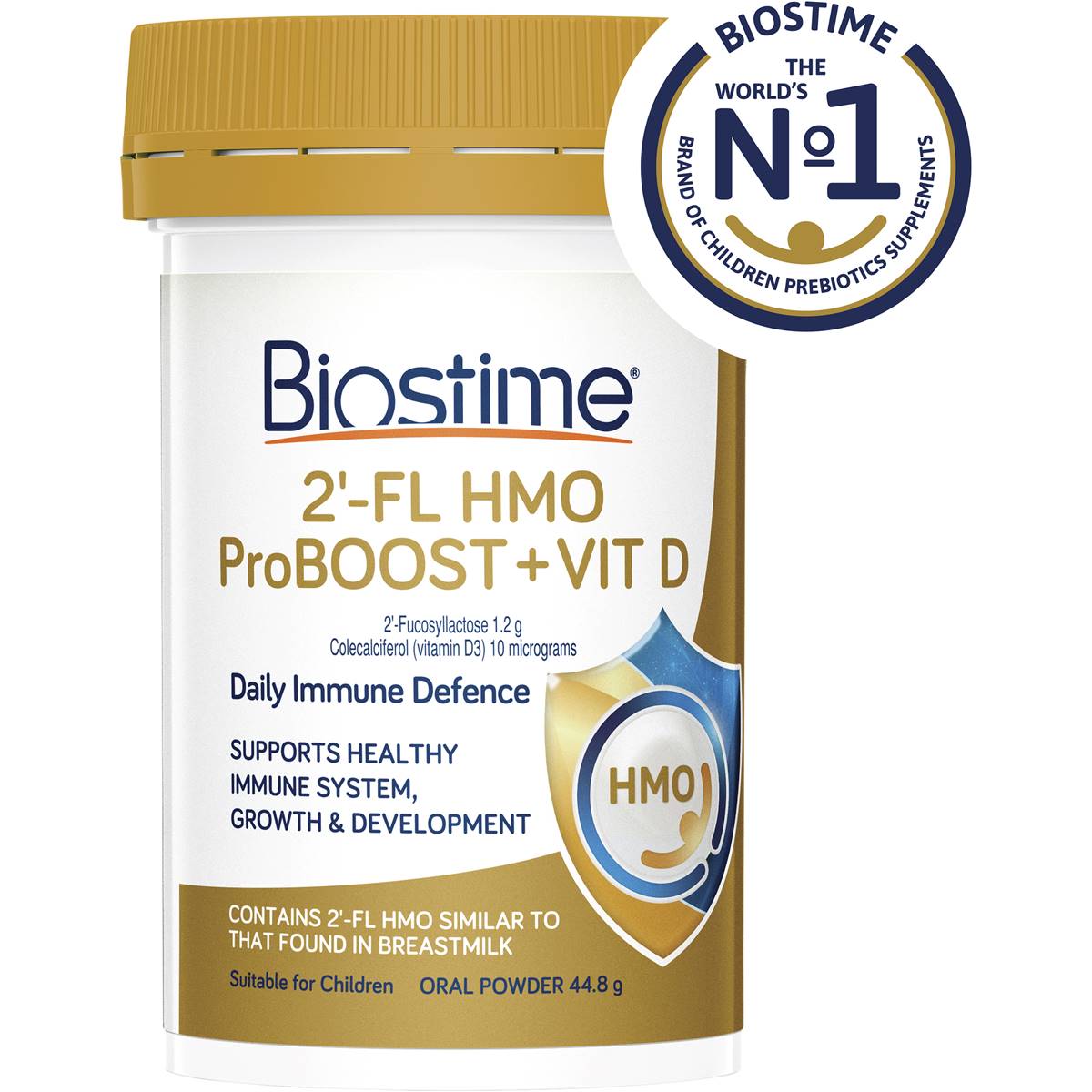 Biostime 2'-fl Hmo Proboost + Vit D Oral Immune Defence Powder 44.8g | Woolworths