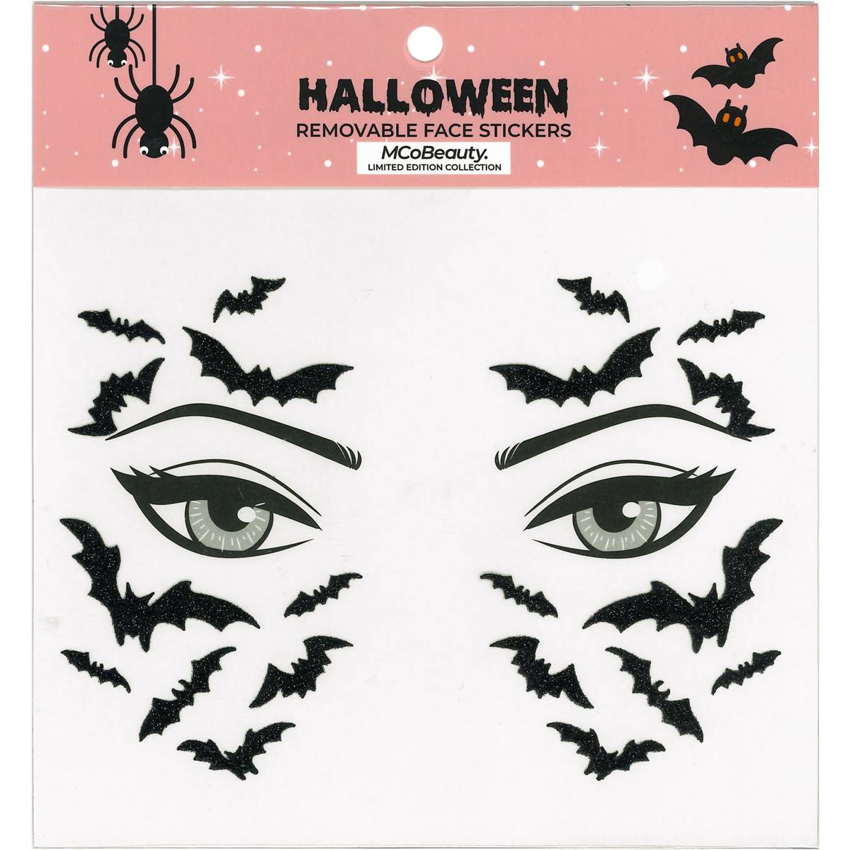 Mcobeauty Halloween Removable Face Stickers Bats Set Each | Woolworths
