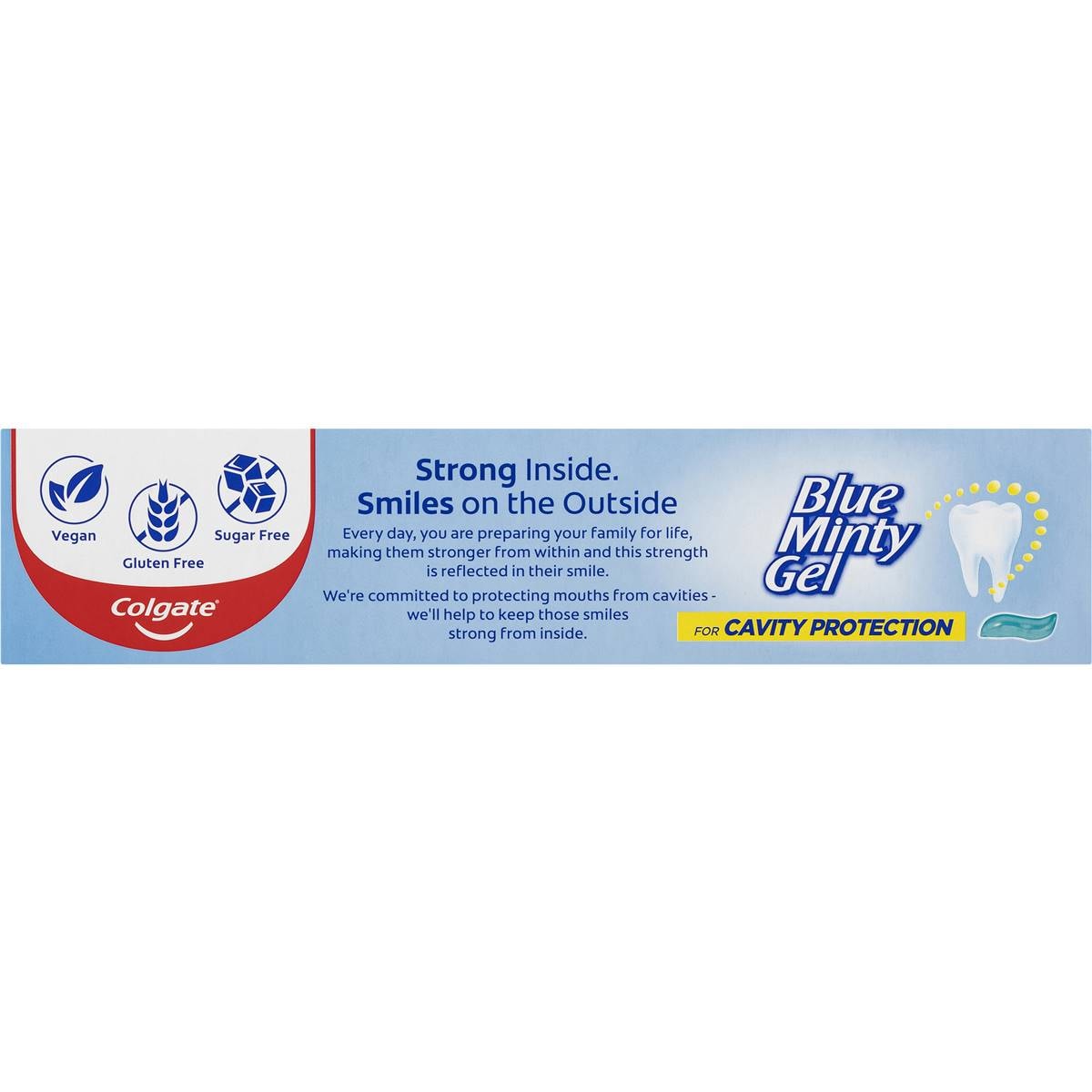 Colgate Cavity Protection Toothpaste Blue Minty Gel For Cavity 165g ...