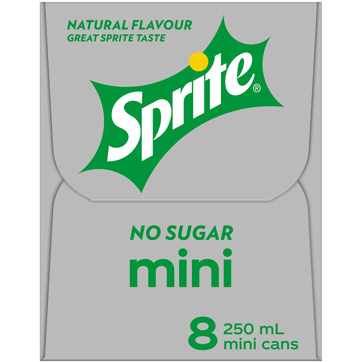 Sprite No Sugar Lemonade Soft Drink Multipack Mini Cans 8 X250ml ...