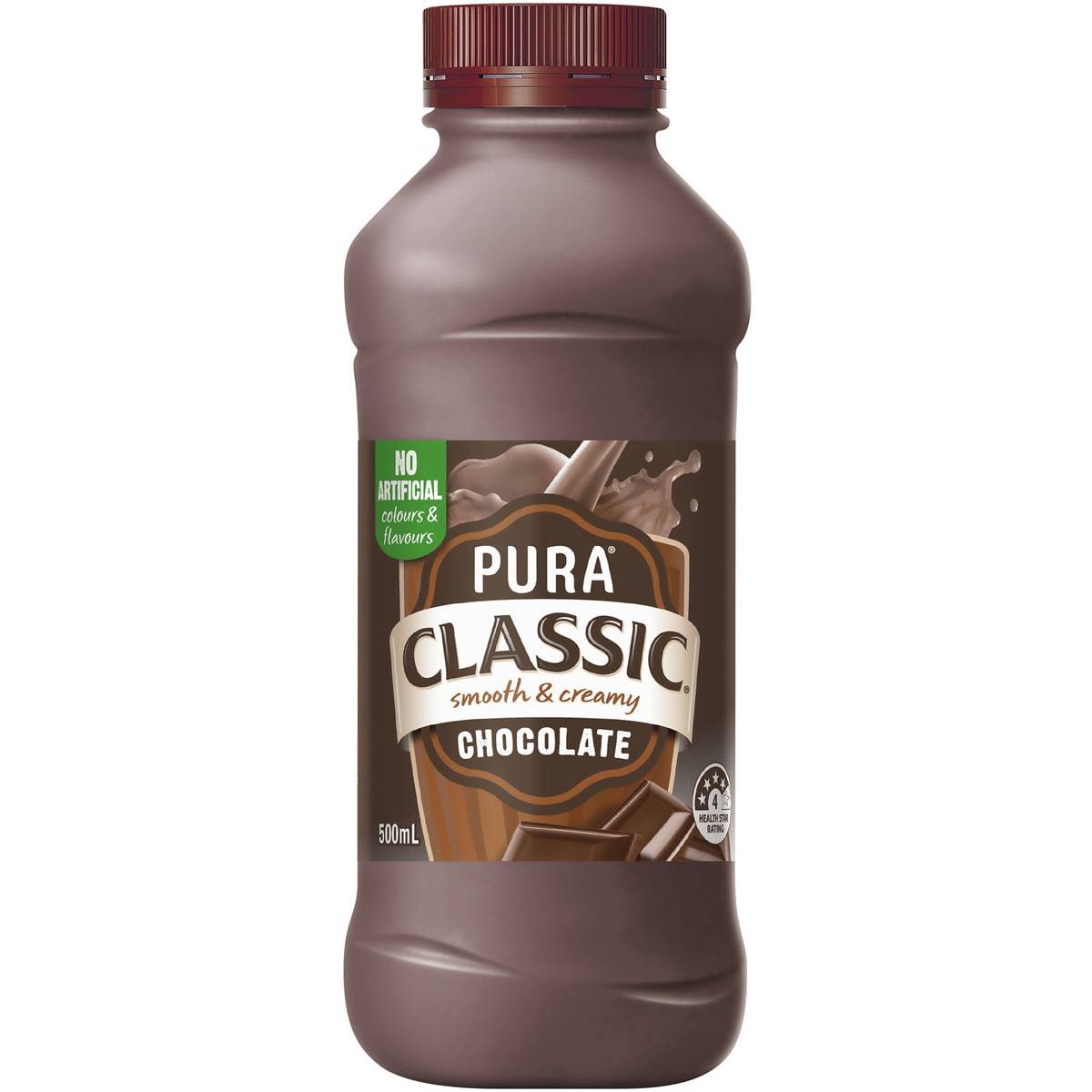 Pura Classic Chocolate Milk 500ml | Woolworths