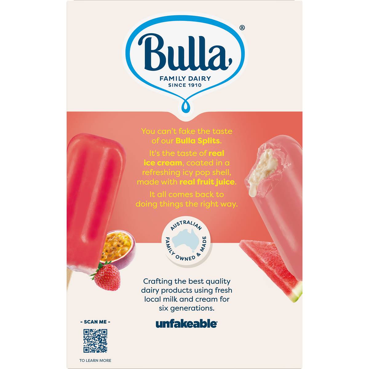 Bulla Splits Summer Variety Sticks 10 Pack | Woolworths
