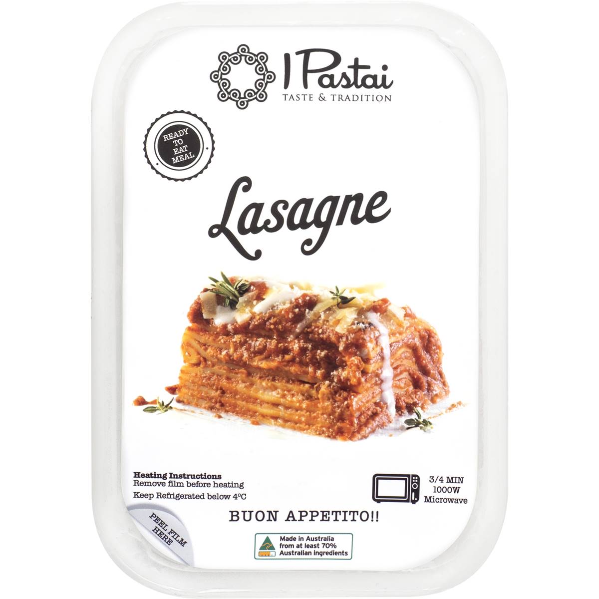 I Pastai Lasagne Chilled Meal 400g | Woolworths
