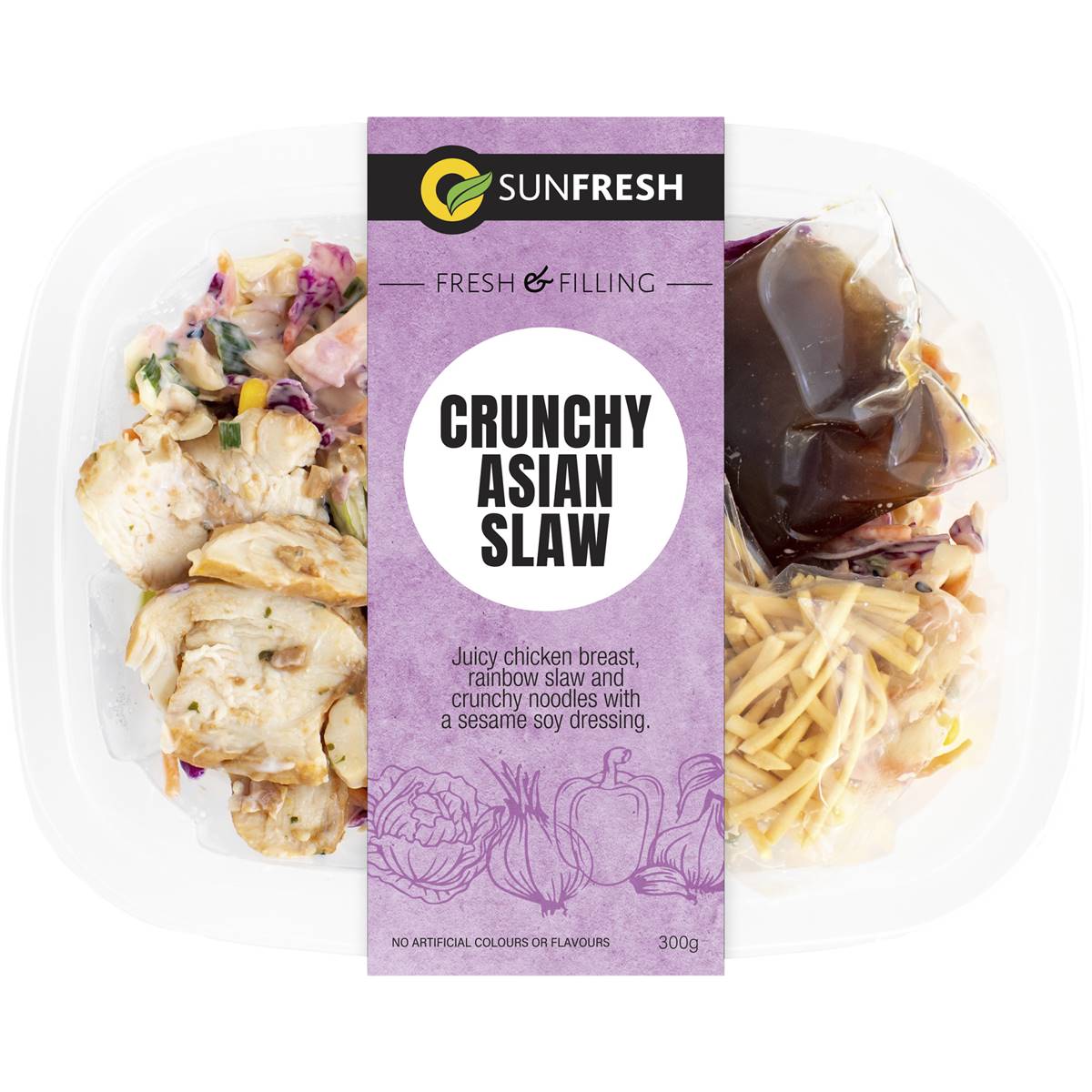 Sunfresh Crunchy Asian Slaw 300g | Woolworths