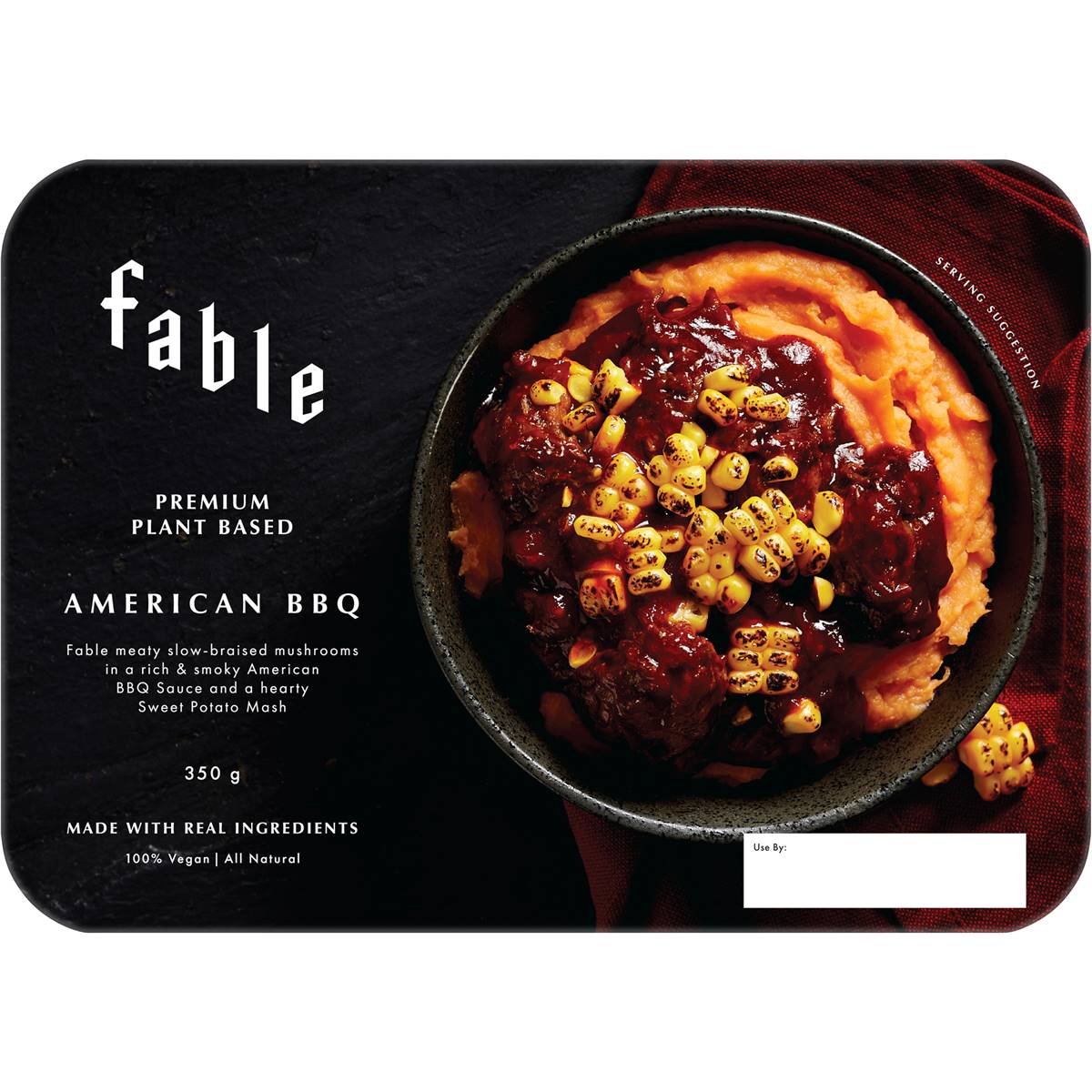 Fable Premium Plant Based American Bbq Chilled Meal 350g | Woolworths