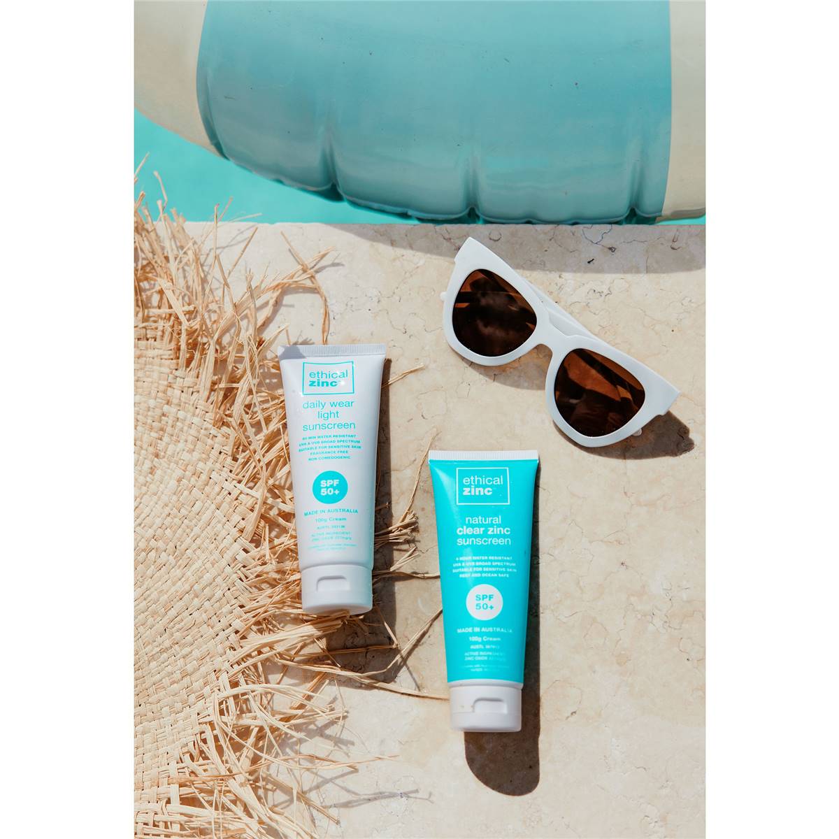 Ethical Zinc Spf 50+ Natural Clear Zinc Sunscreen 100g | Woolworths