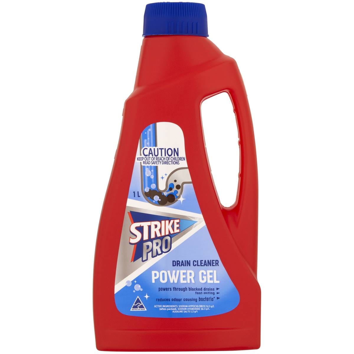Strike Pro Drain Cleaner Powerful Gel 1l | Woolworths