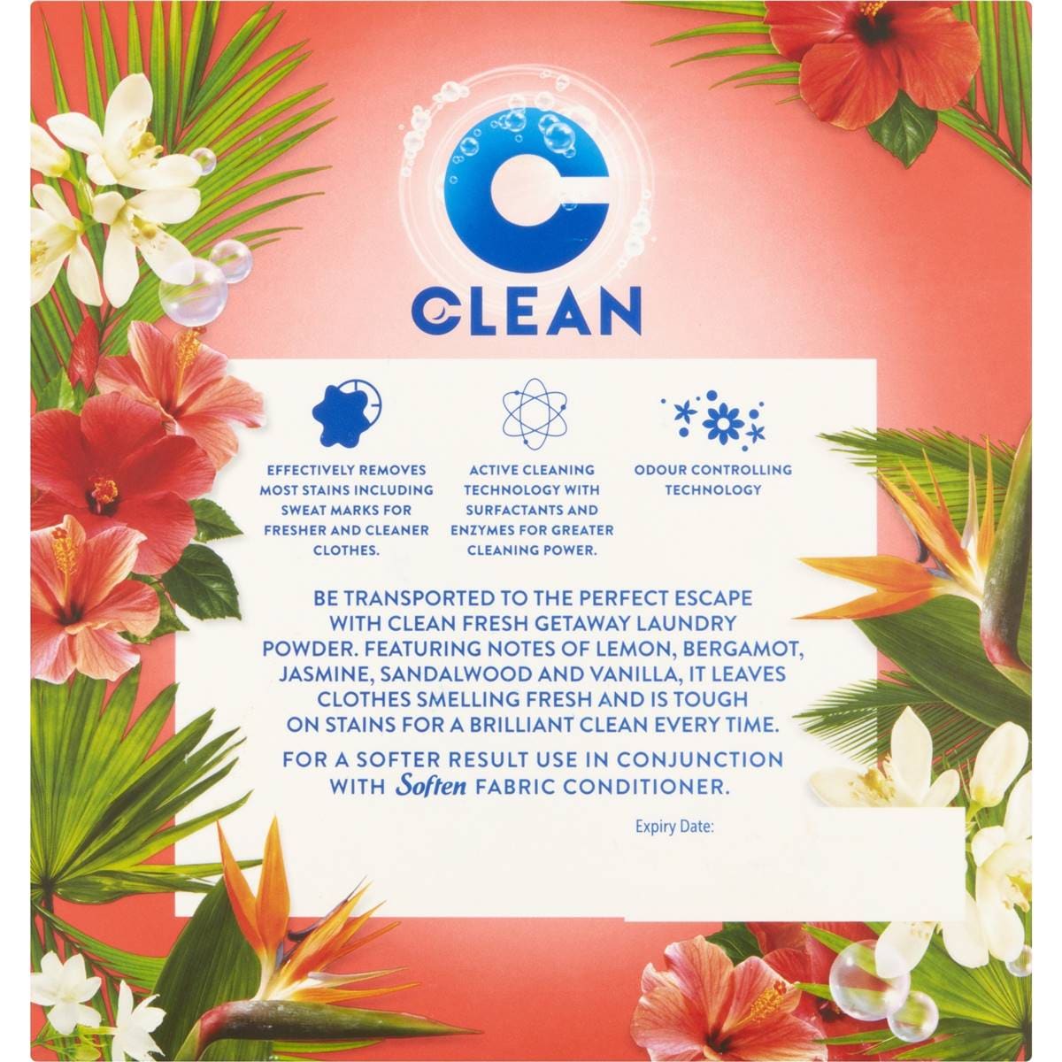 Clean Laundry Powder Fresh Getaway 2kg | Woolworths