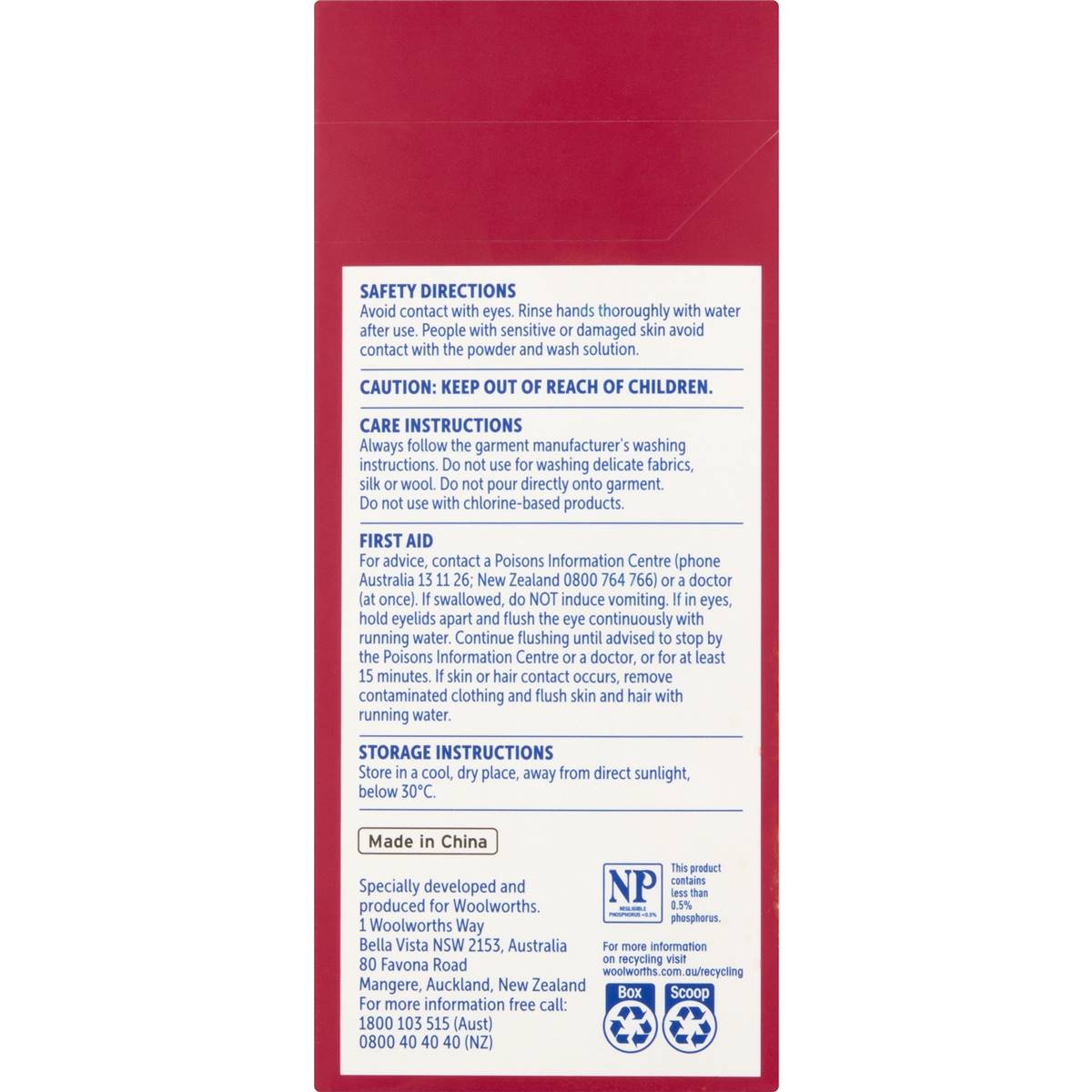 Clean Laundry Powder Tropical Bloom 2kg | Woolworths