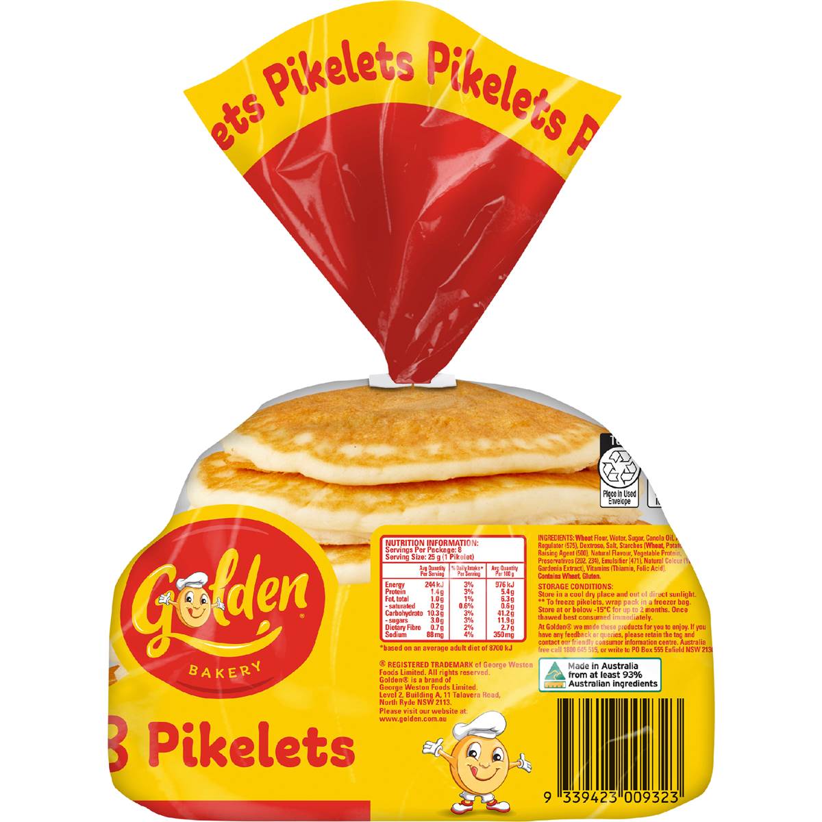 Golden Pikelets 8 Pack | Woolworths