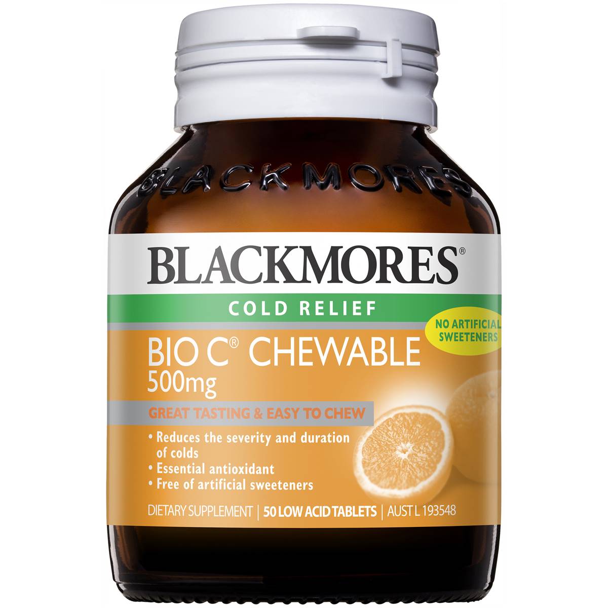 Blackmores Bio C Chewable Tablets Tablets 50 Pack | Woolworths