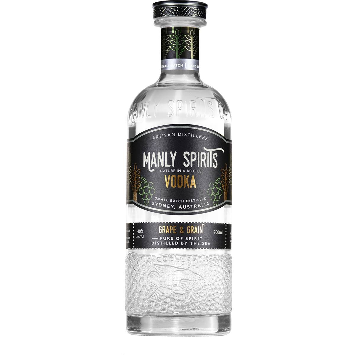 Manly Spirits Grape & Grain Vodka 700ml | Woolworths
