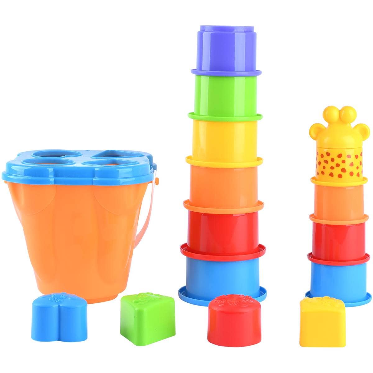 Playgo Sort & Stack Giraffe Tower Each | Woolworths