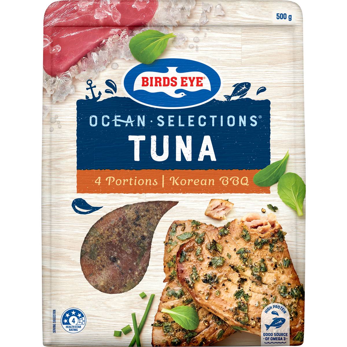 Birds Eye Ocean Selections Tuna Portions Korean Bbq Frozen Fish Fillet ...