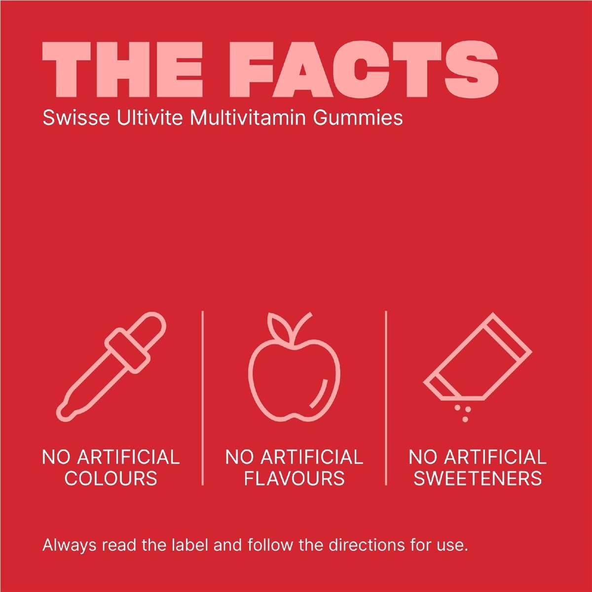 Swisse Ultivite Multivitamin Gummies 60 Pack | Woolworths