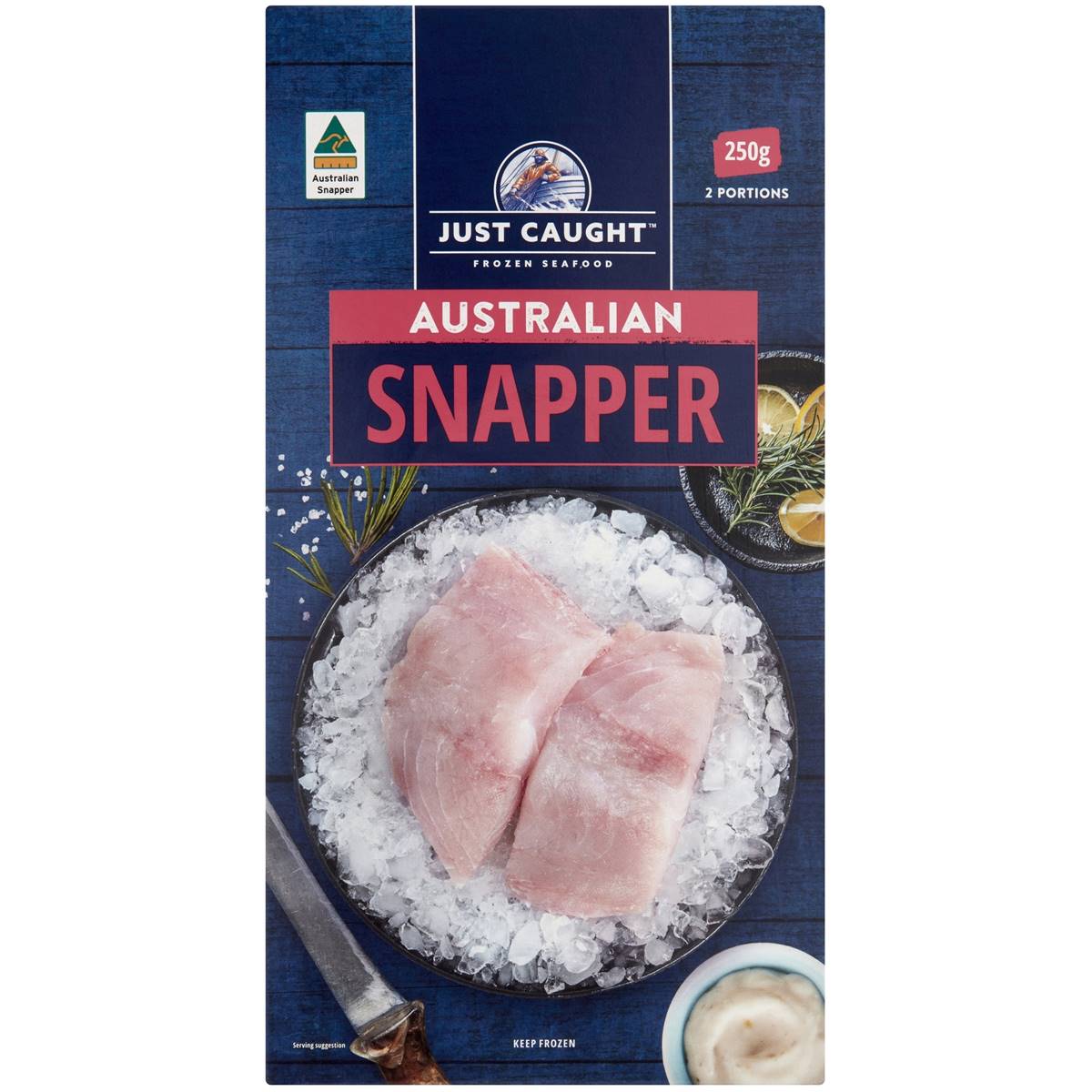 Just Caught Frozen Australian Snapper 250g | Woolworths