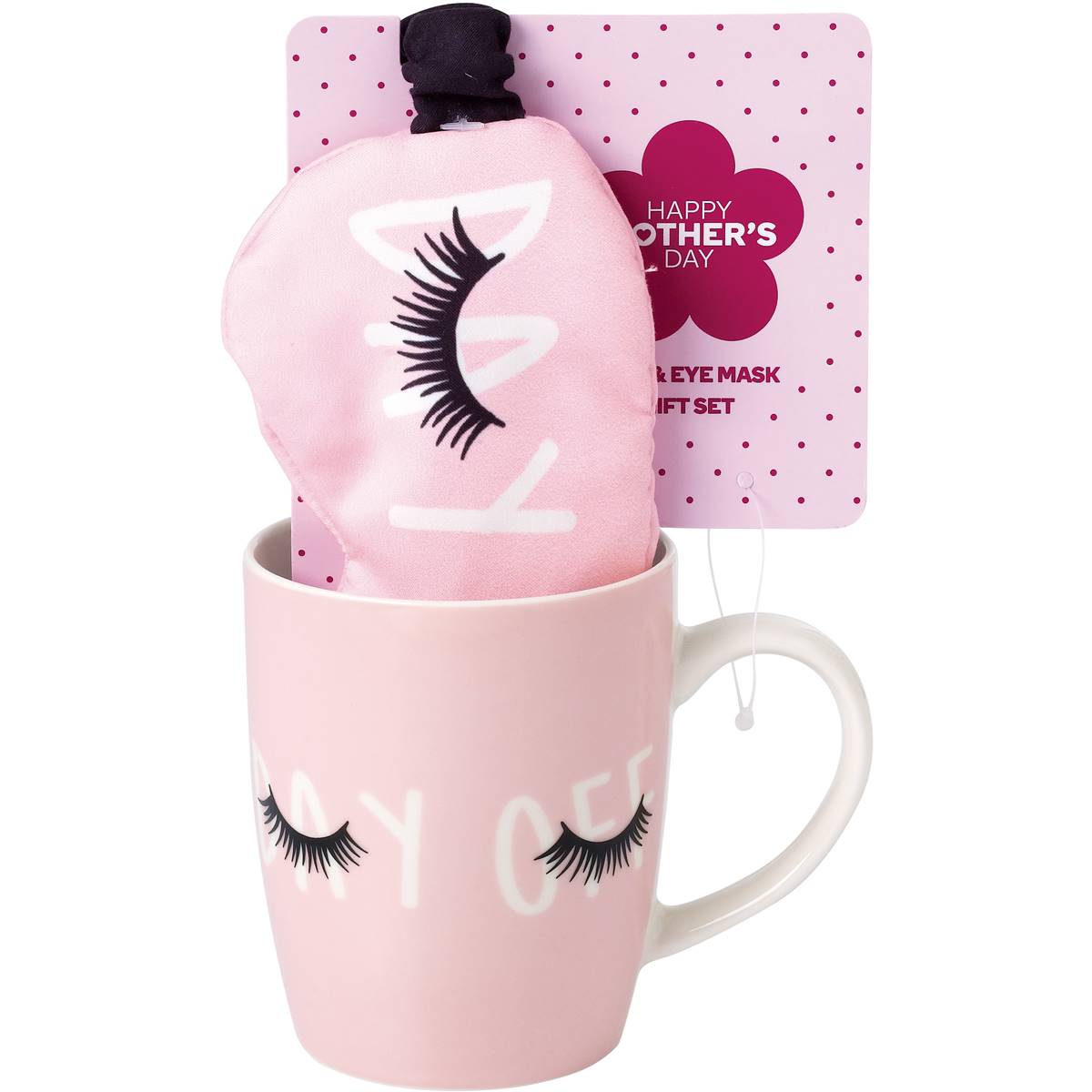 Mother's Day Mug & Eye Mask Set Day Off Each | Woolworths