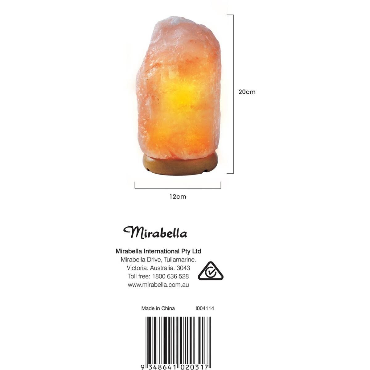 Mirabella Himalayan Salt Table Lamp Each | Woolworths Mirabella Himalayan Salt Table Lamp Each | Woolworths