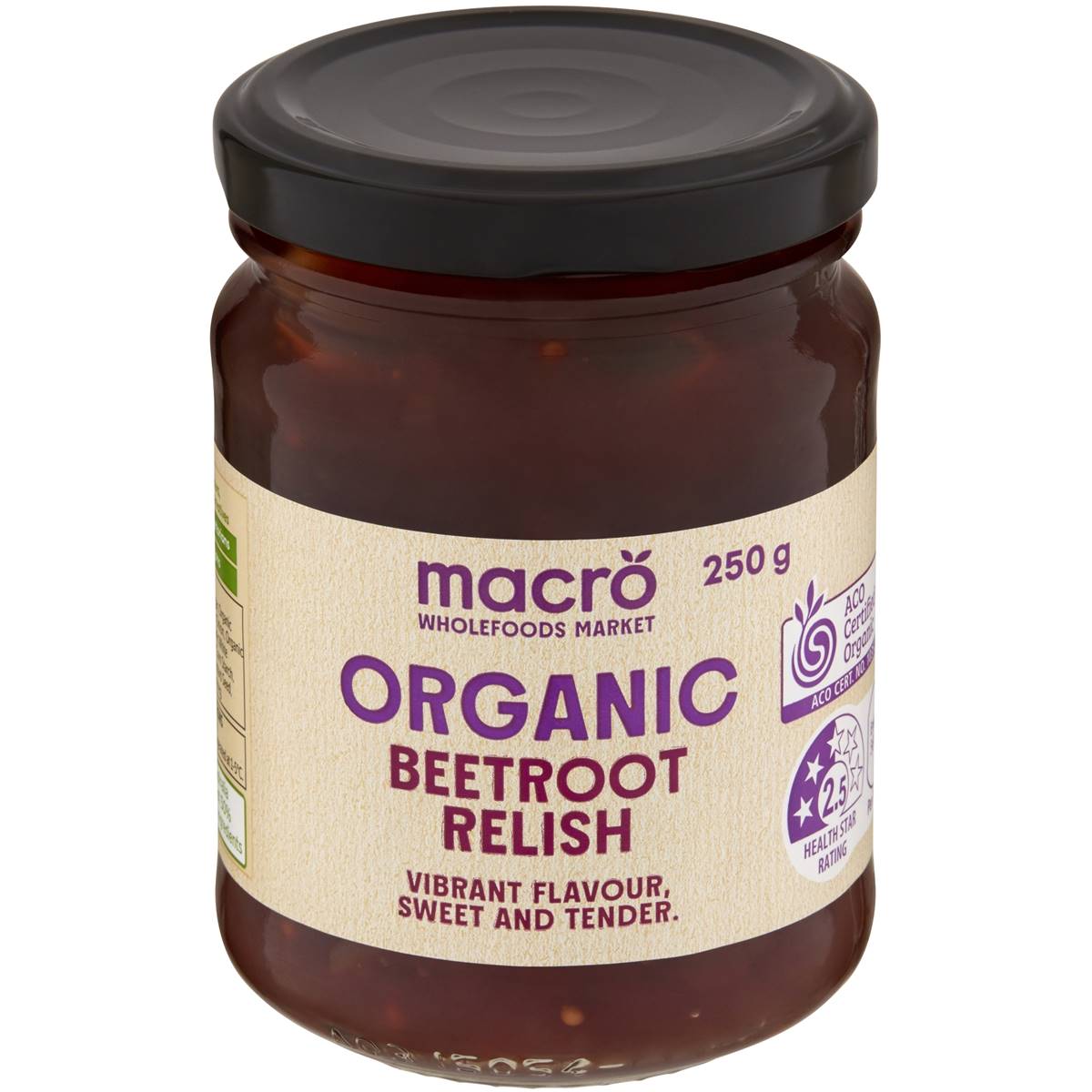 Macro Organic Beetroot Relish 250g | Woolworths