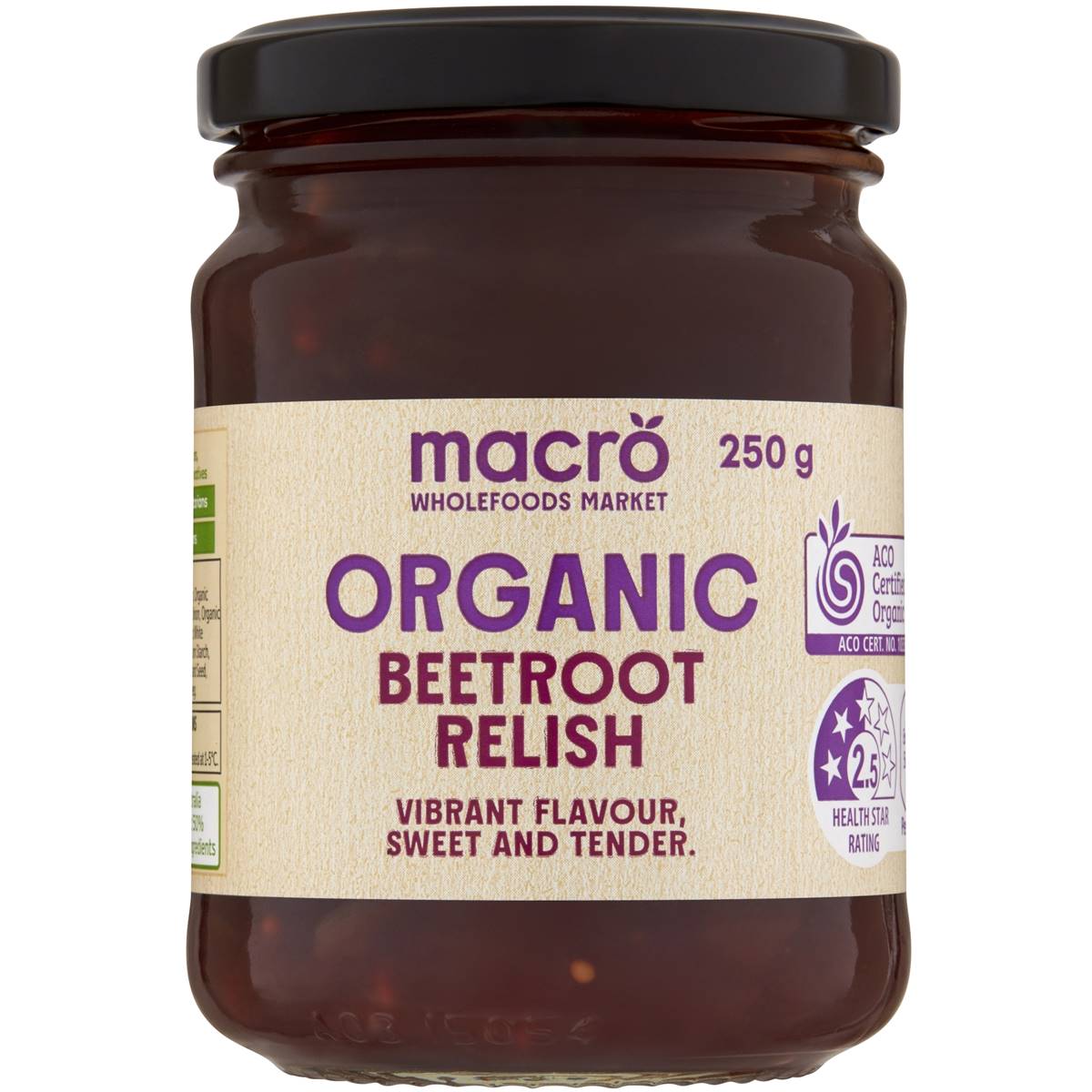 Macro Organic Beetroot Relish 250g | Woolworths