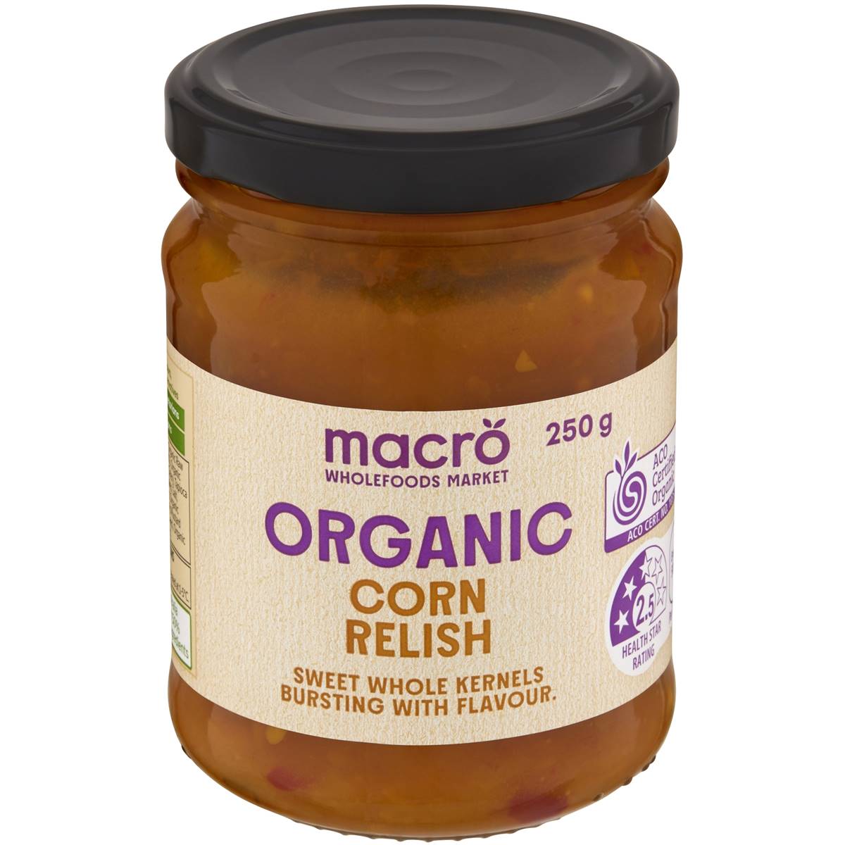Macro Organic Corn Relish 250g | Woolworths